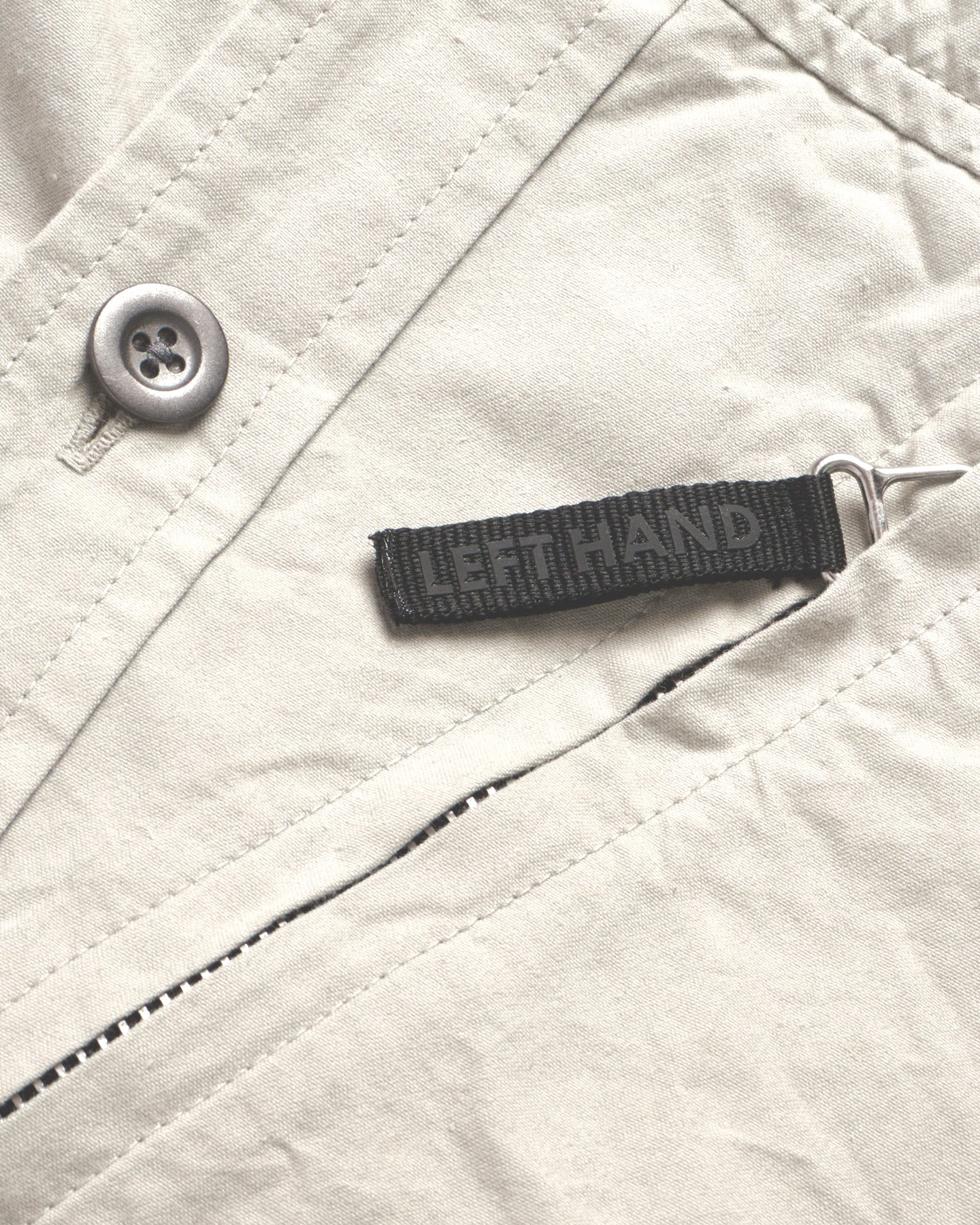 Zip Pocket Shirt - Stone - Left Hand Sportswear