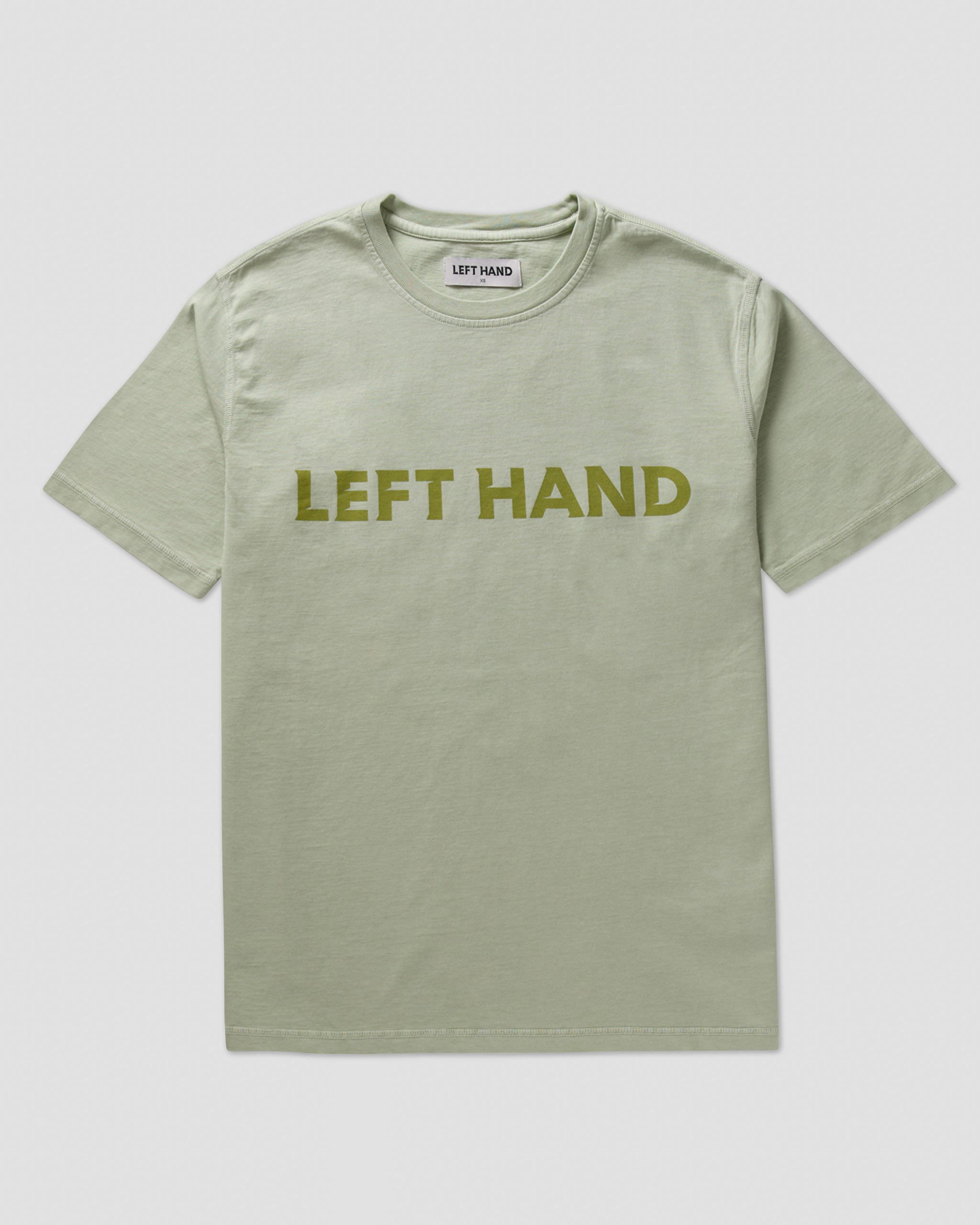 Hand Tee Light Green | Left Hand Sportswear