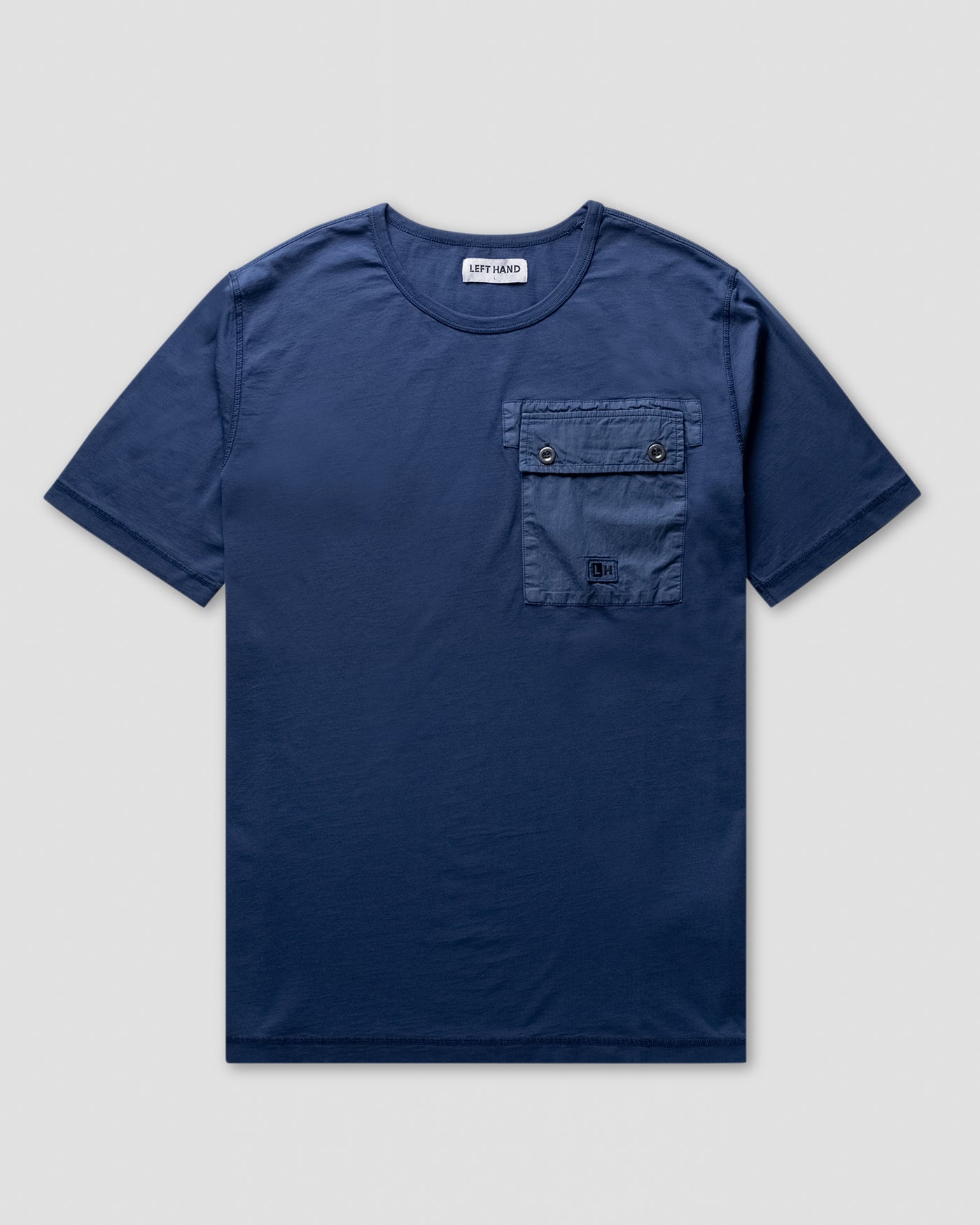 Left Hand Patch Pocket Tee Navy